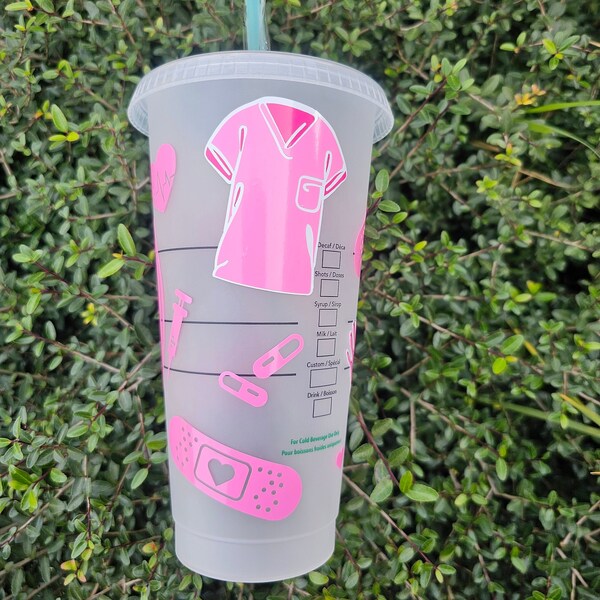 Nurse Starbucks Cup - Etsy