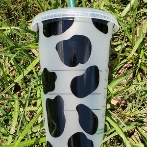 Stitch Cow Print Starbucks Cup | Starbucks Cold Cup | Reusable Cup ...