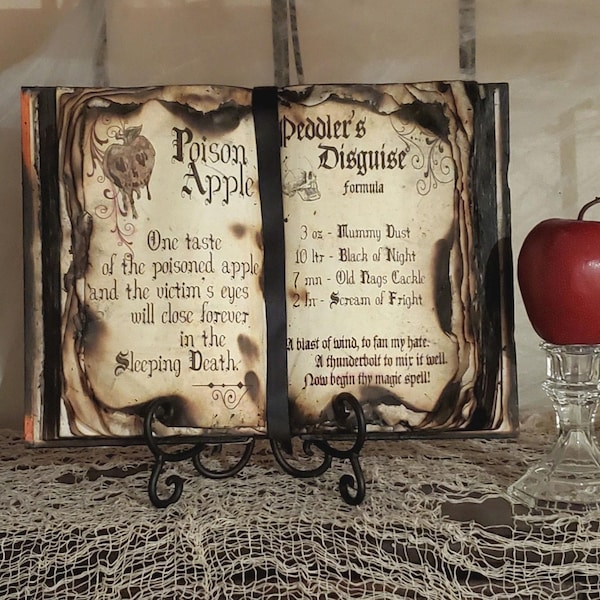 Halloween Spell Book - Etsy