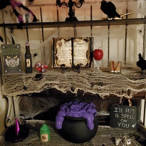 Evil Queen Poison Potion Book: Witches Spell Halloween Décor - Etsy