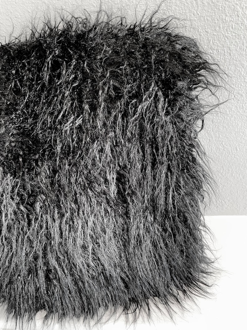 Faux Fur Pillow Cover. Plush Pillow Sham. Fur Pillow Case. Soft Faux ...
