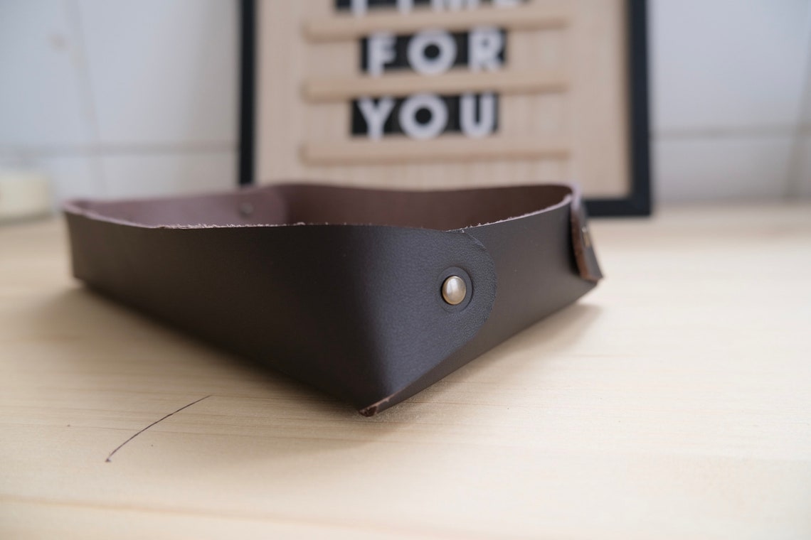Leather Valet Tray Pattern - PDF Template - Etsy