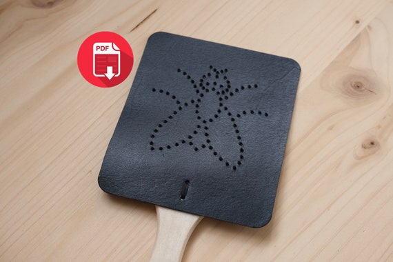 Leather Fly Swatter Pattern PDF Template - Etsy