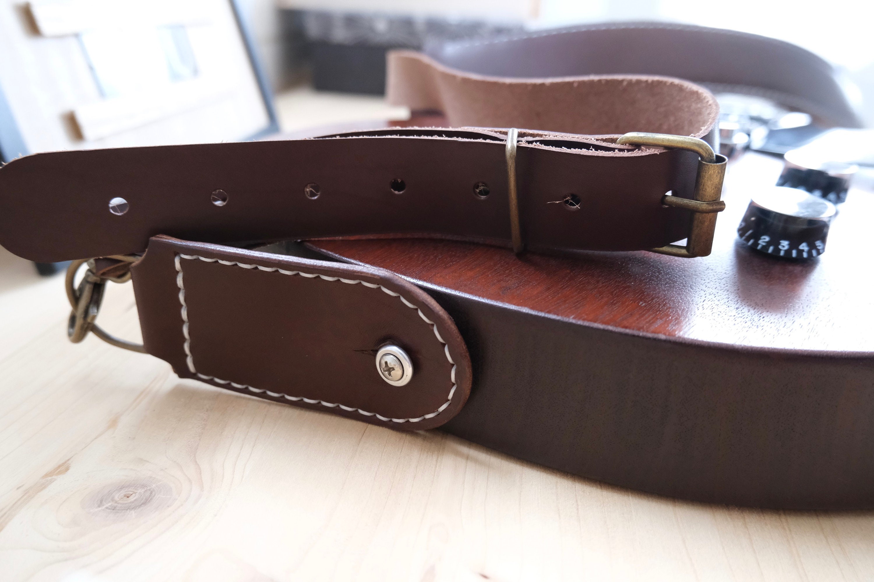 Leather Guitar Strap Pattern - PDF Template - Etsy