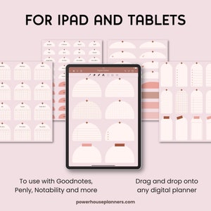 400 Aesthetic Boho Digital Planner Stickers, Digital Sticker Widget ...