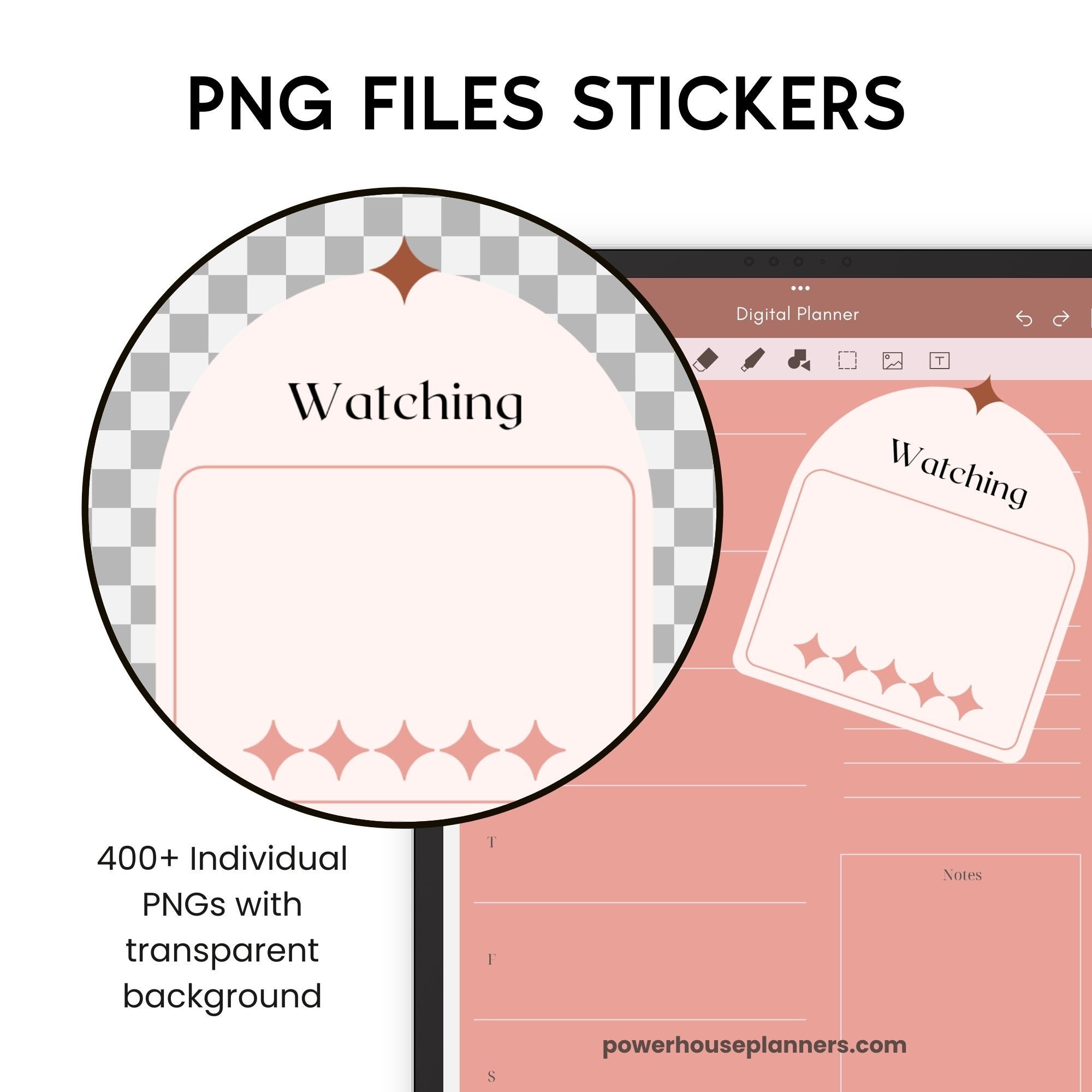 400 Aesthetic Boho Digital Planner Stickers, Digital Sticker Widget 
