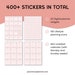400 Aesthetic Boho Digital Planner Stickers, Digital Sticker Widget ...