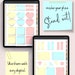 Digital Sticky Notes Stickers, Pastel Post It PNG Stickers for Digital ...