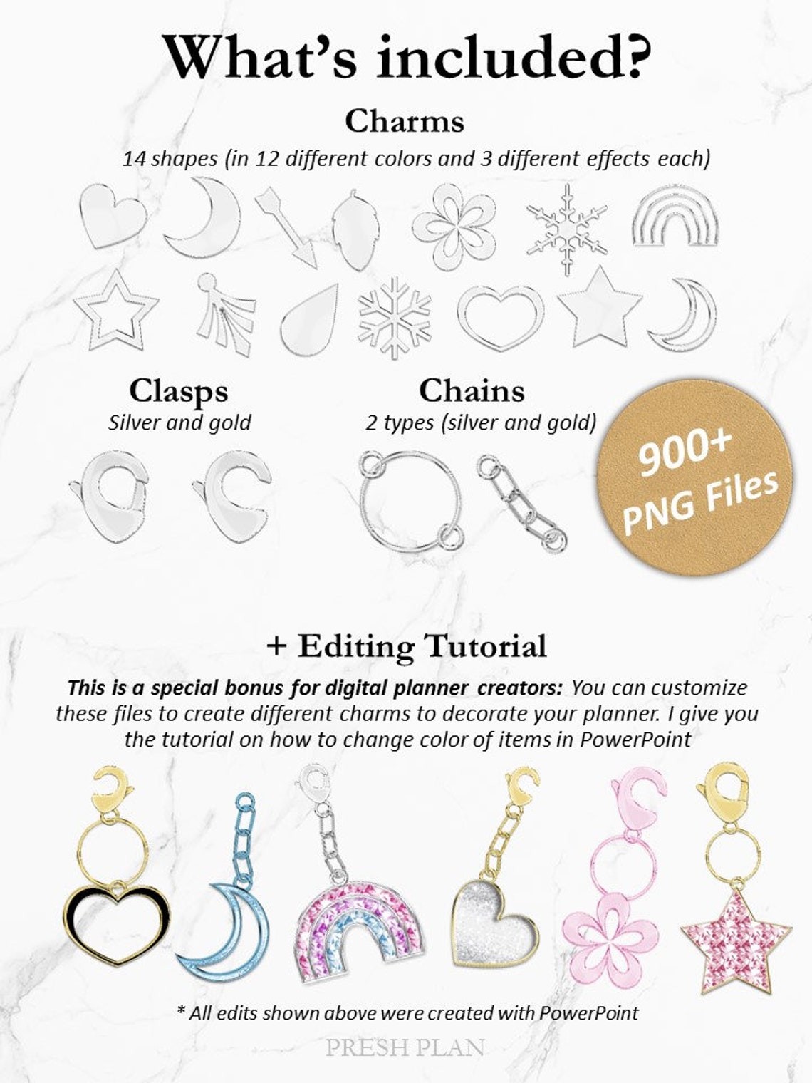 Digital Planner Charm Bundle Planner Charms Digital Planner - Etsy