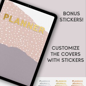 10 Minimal Digital Planner Covers, Minimalist Digital Cover, Digital ...