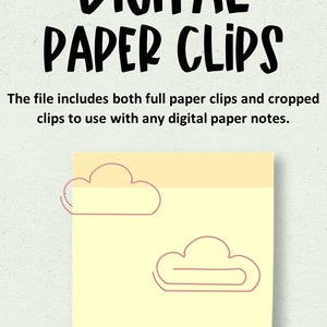 Rose Gold Digital Paper Clips, Digital Planner Paperclips, Digital ...