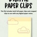 Rose Gold Digital Paper Clips, Digital Planner Paperclips, Digital ...