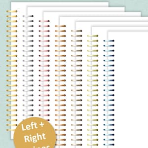 Digital Planner Rings, Metallic Digital Spiral Coil Binder Rings ...