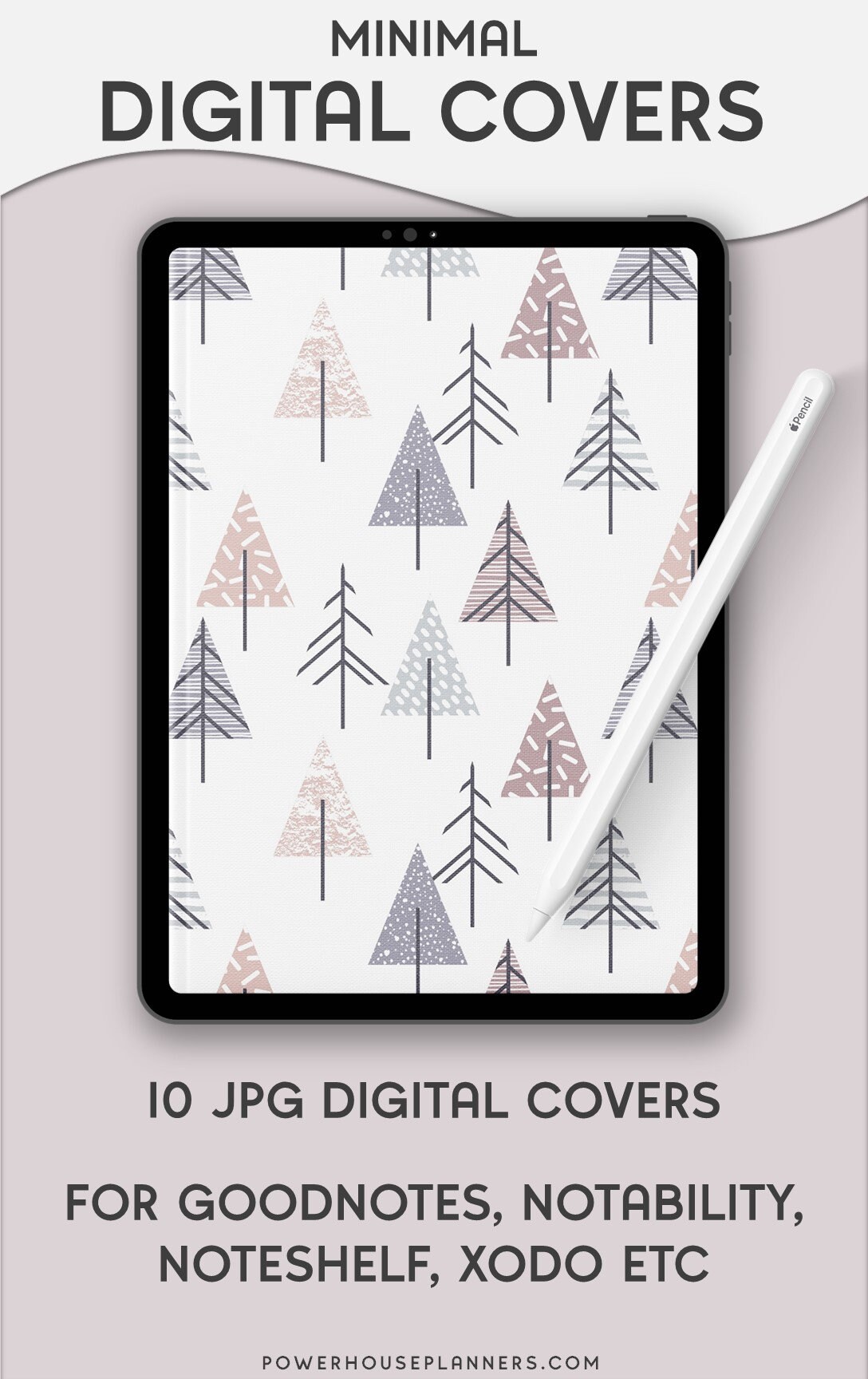 10 Minimal Digital Planner Covers, Minimalist Digital Cover, Digital ...