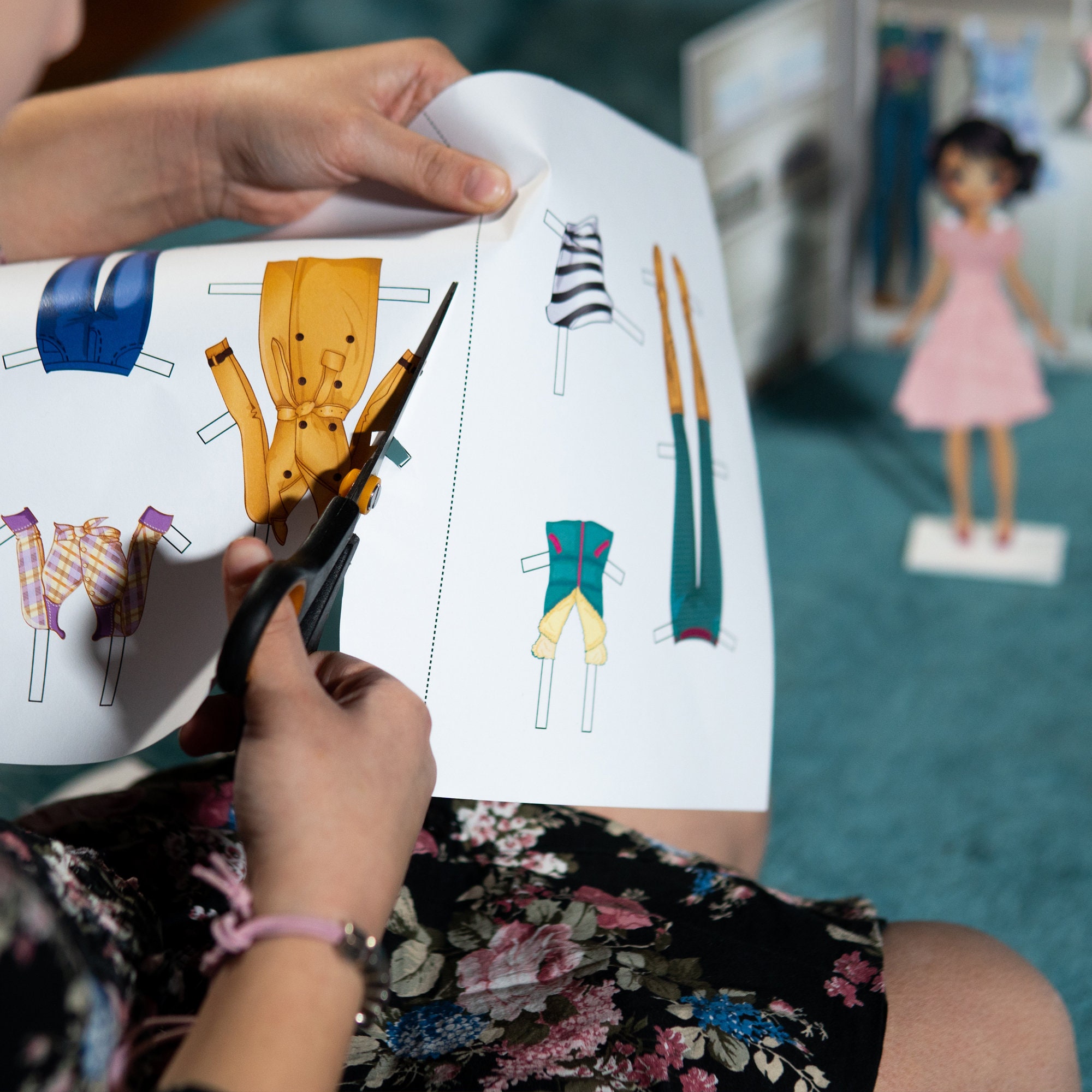 Paper Doll With Accessories, Paper Toys, Paper Doll Sofia, Paper Doll ...