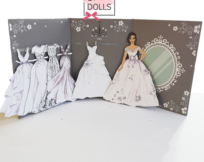 Paper Doll With Clothes, Creative Kit for Girls, Ready Cut Paper Doll ...