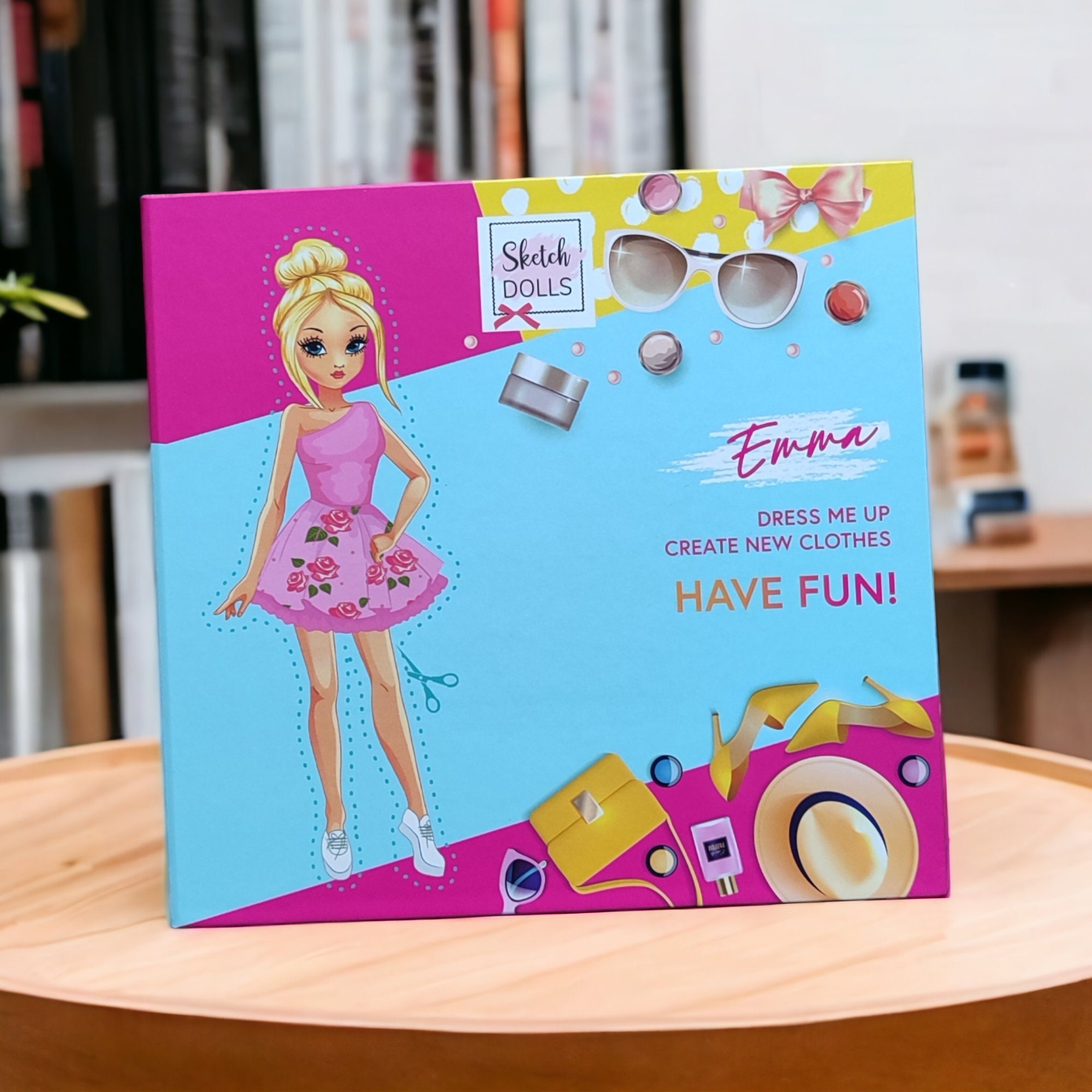 Emma Paper Doll House: Cutout Doll, Clothes & Accessories - Etsy