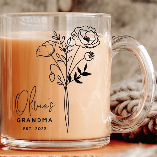 Custom Grandma Mug New Grandma Mug Est Date Mimie Mug - Etsy