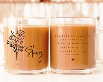 Custom Flower Name Mug Birthday Gift for Her Personalized - Etsy