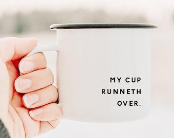 Psalm 23:5 My Cup Runneth Over - Etsy