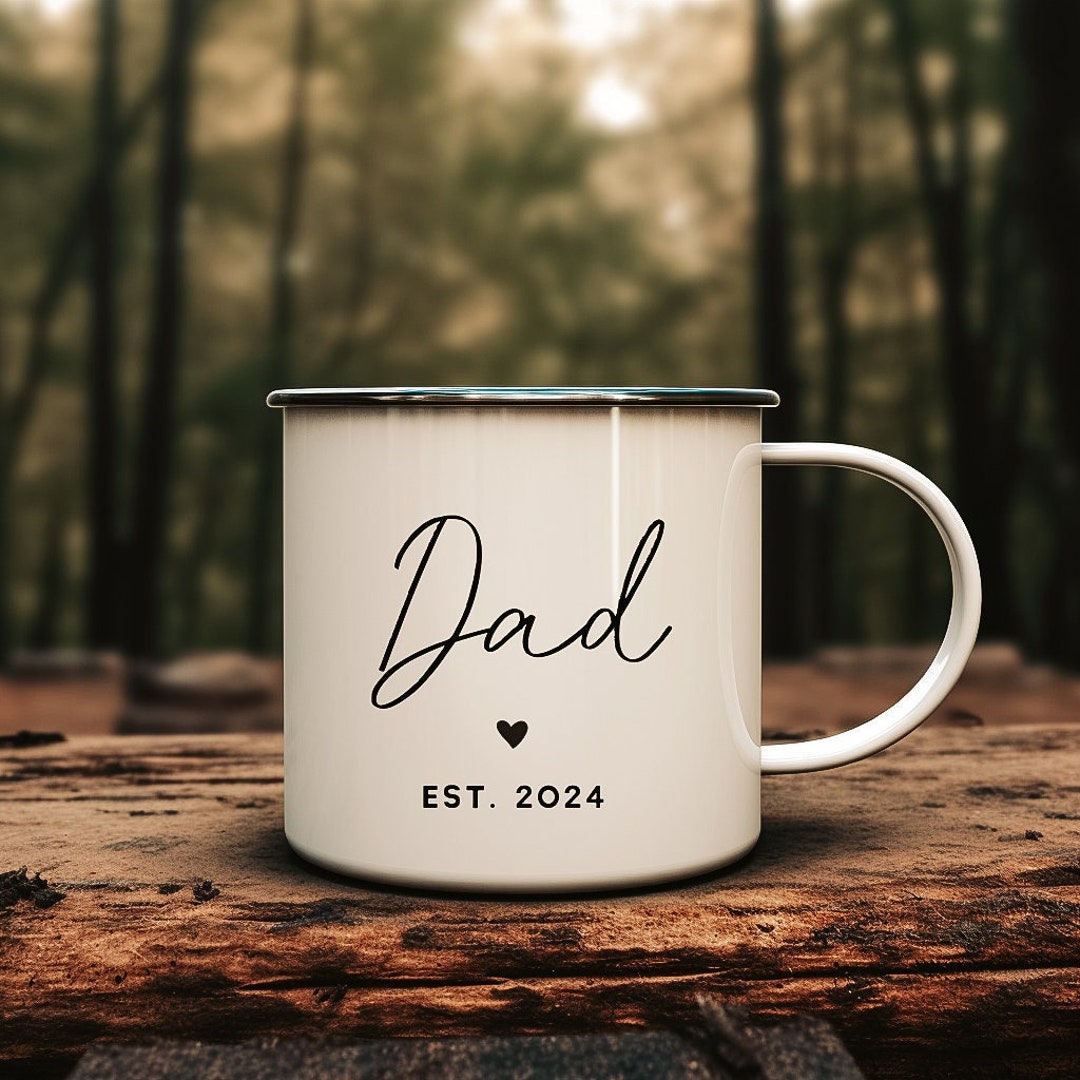 Personalized Dad Mug, Fathers Day Gift, Dad Birthday Gift, Est 2024 ...