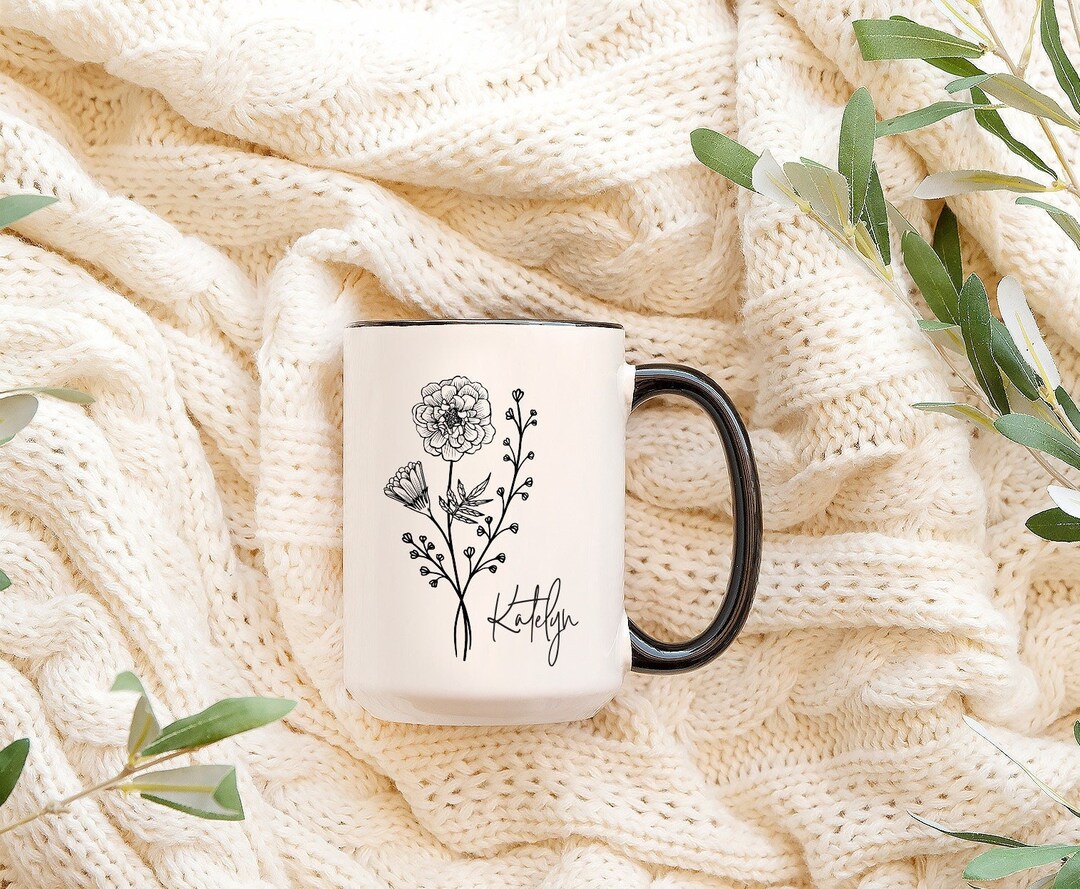 Custom October Birthday Gift, Marigold Birthday Gift for Her, October ...