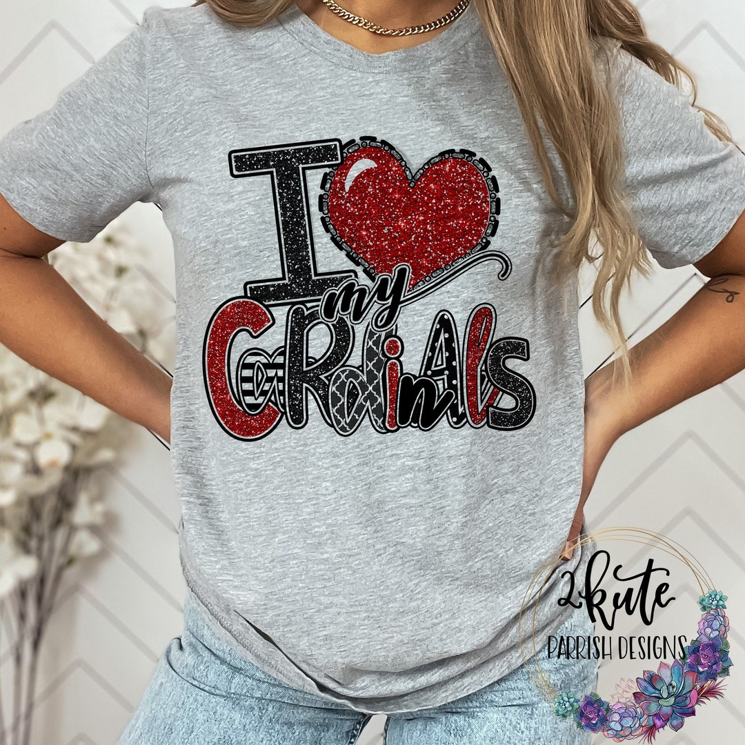 Cardinals Spirit Wear, School Spirit Shirt, Cardinals Mascot, Cardinals ...