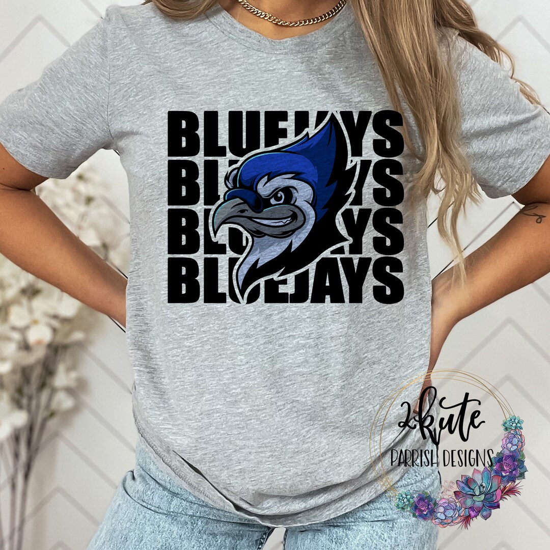 Bluejays Spirit Wear, School Spirit Shirt, Bluejay Mascot, Bluejays ...