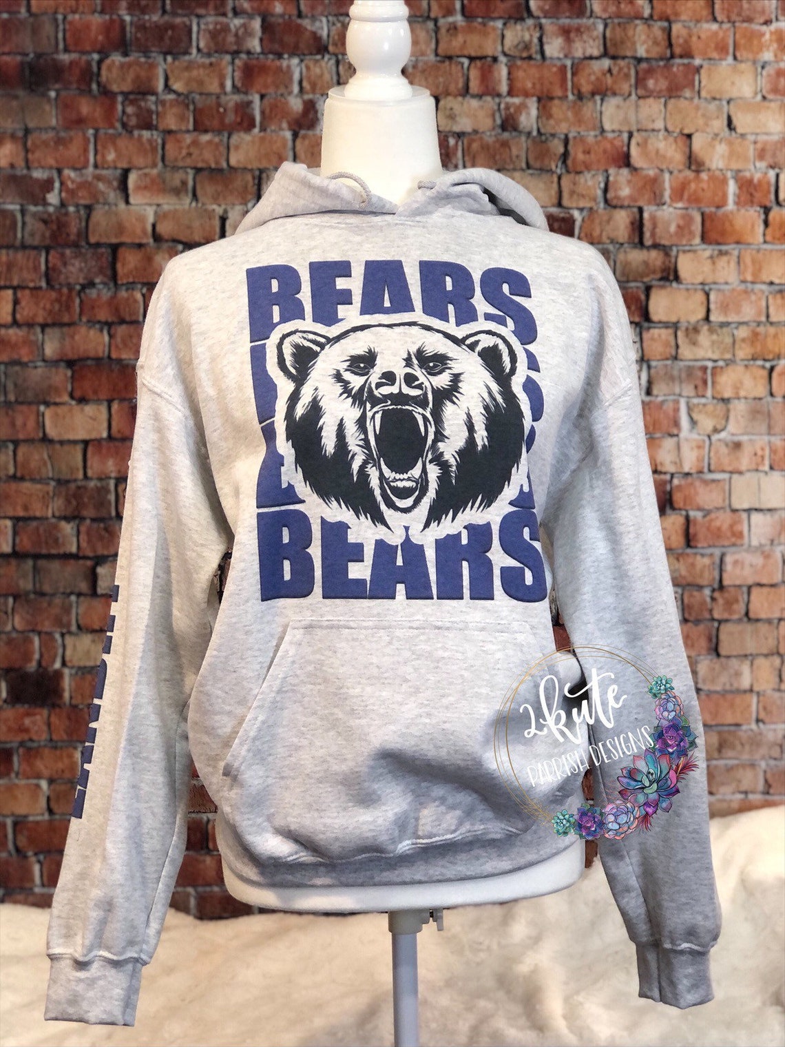 Bears Spirit Wear School Spirit Hoodies School Spirit | Etsy