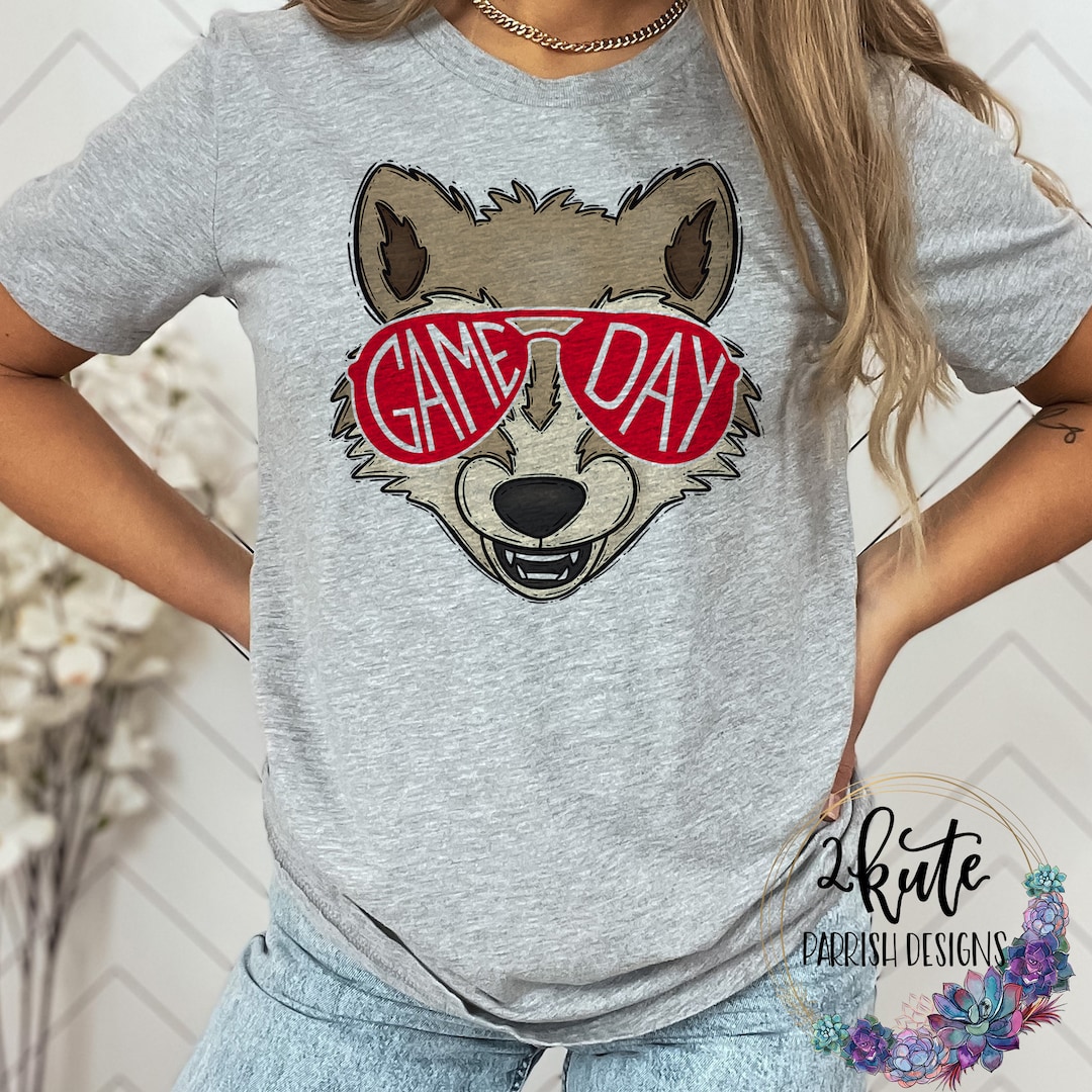 Wolf Shirt, Wolf Spirit Shirt, Sports Shirt, Game Day Shirt, Cute Team ...