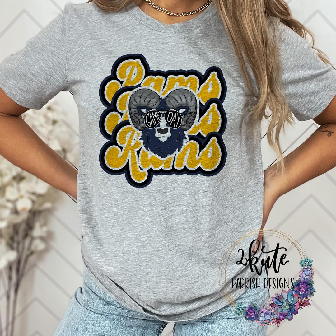 Rams Shirts, Sports T-shirt, High School Sports Tee, Rams Mascot Shirt ...