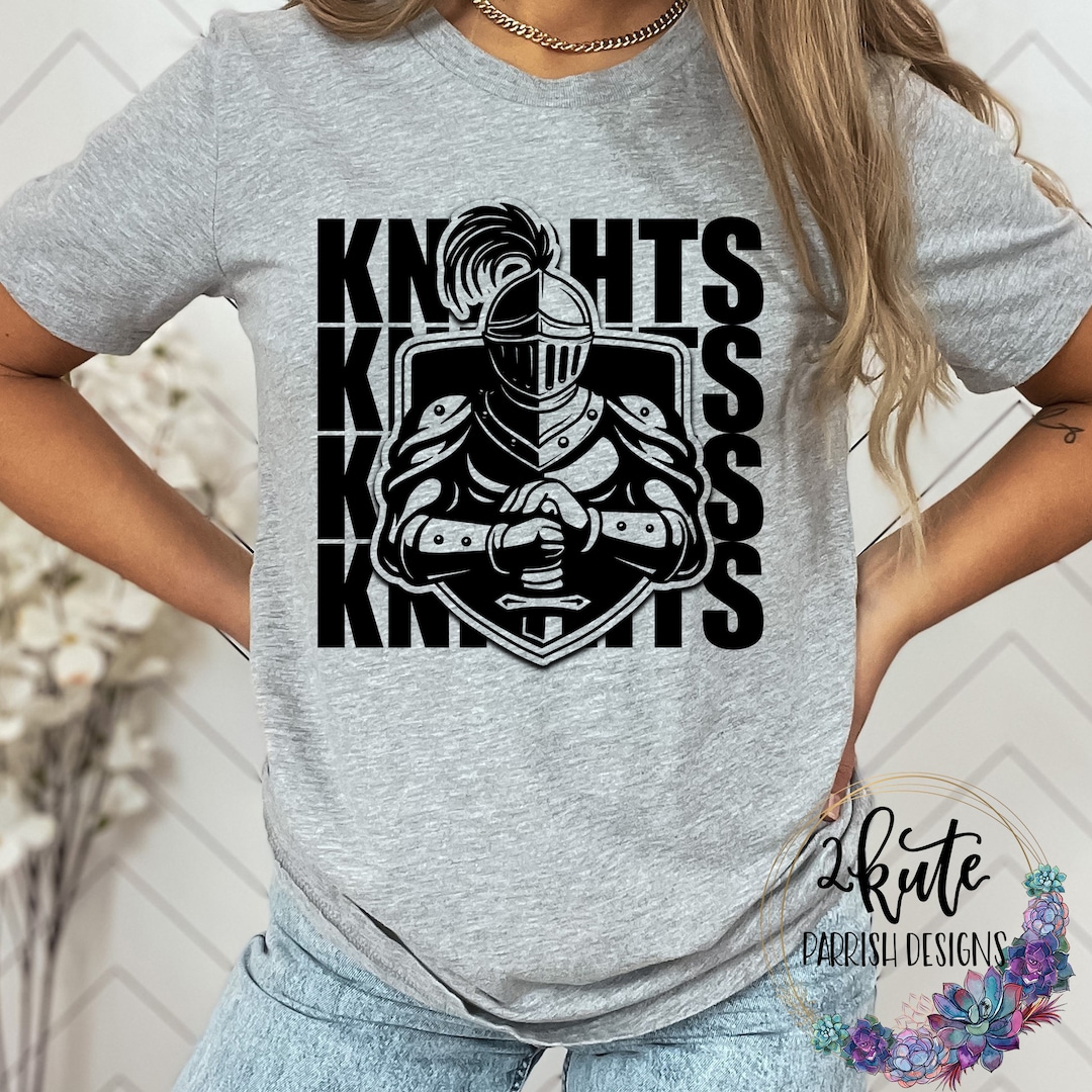Knights Shirts, Sports T-shirt, High School Sports Tee, Knights Mascot ...