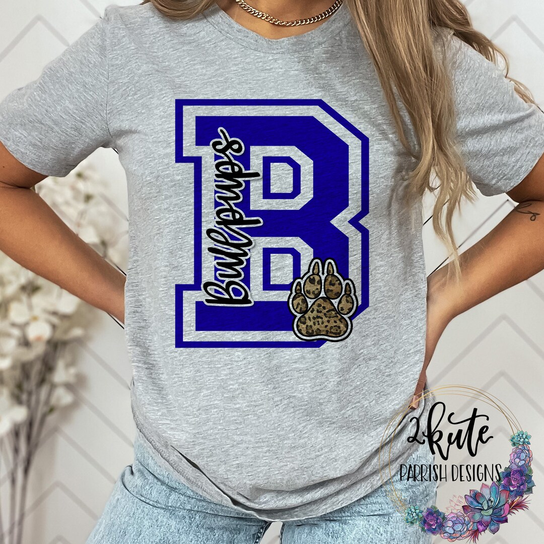 Bullpup Sports Shirts, Sports Shirt, School Sports Tee, Bullpups Mascot ...