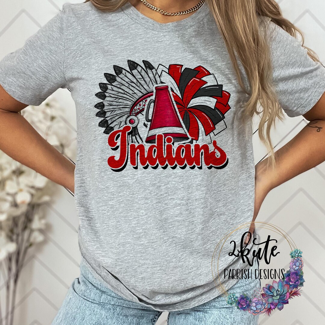 Indians Cheer Shirt, Indians Spirit Shirt, Sports Shirt, Football Mom ...