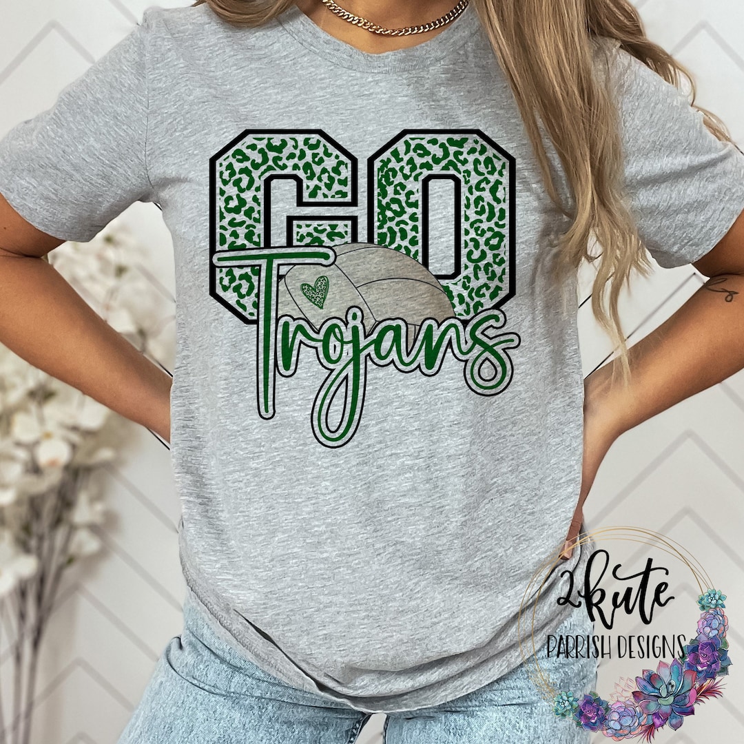 Trojans Shirts, Sports T-shirt, High School Sports Tee, Trojans Mascot ...