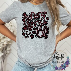 Bobcats Shirts, Bobcats Spirit Shirt, Bobcat Mascot, Shirts Unisex ...
