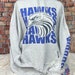 Hawks Hoodie Spirit Wear School Pride Hoodies School Spirit - Etsy