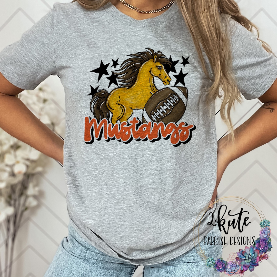 Mustangs Spirit Wear, School Spirit Shirt, Mustangs Shirt, Mustangs ...