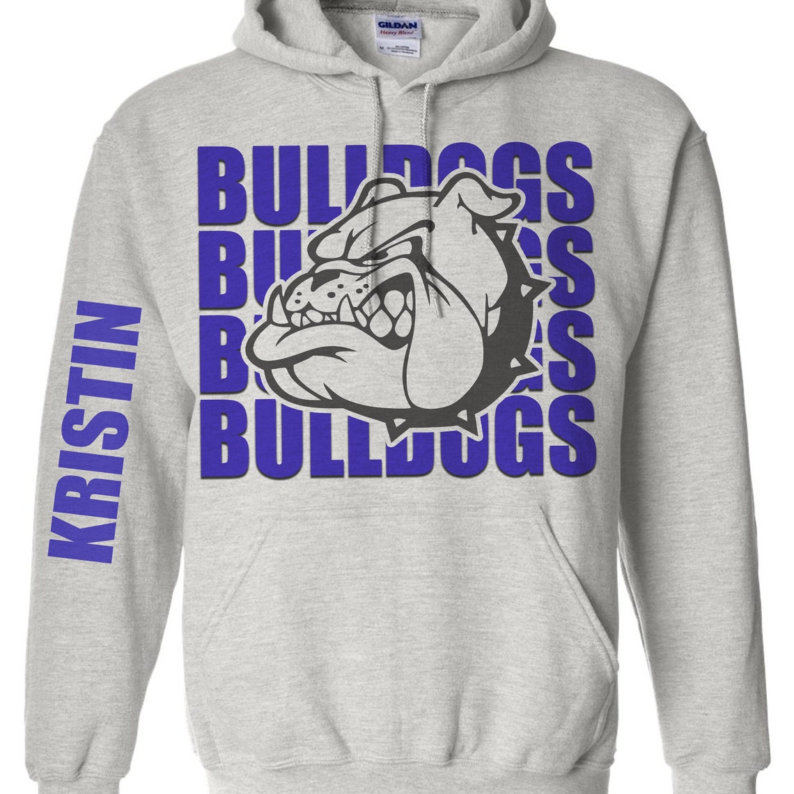 Bulldogs Spirit Wear School Spirit Hoodies School Spirit - Etsy