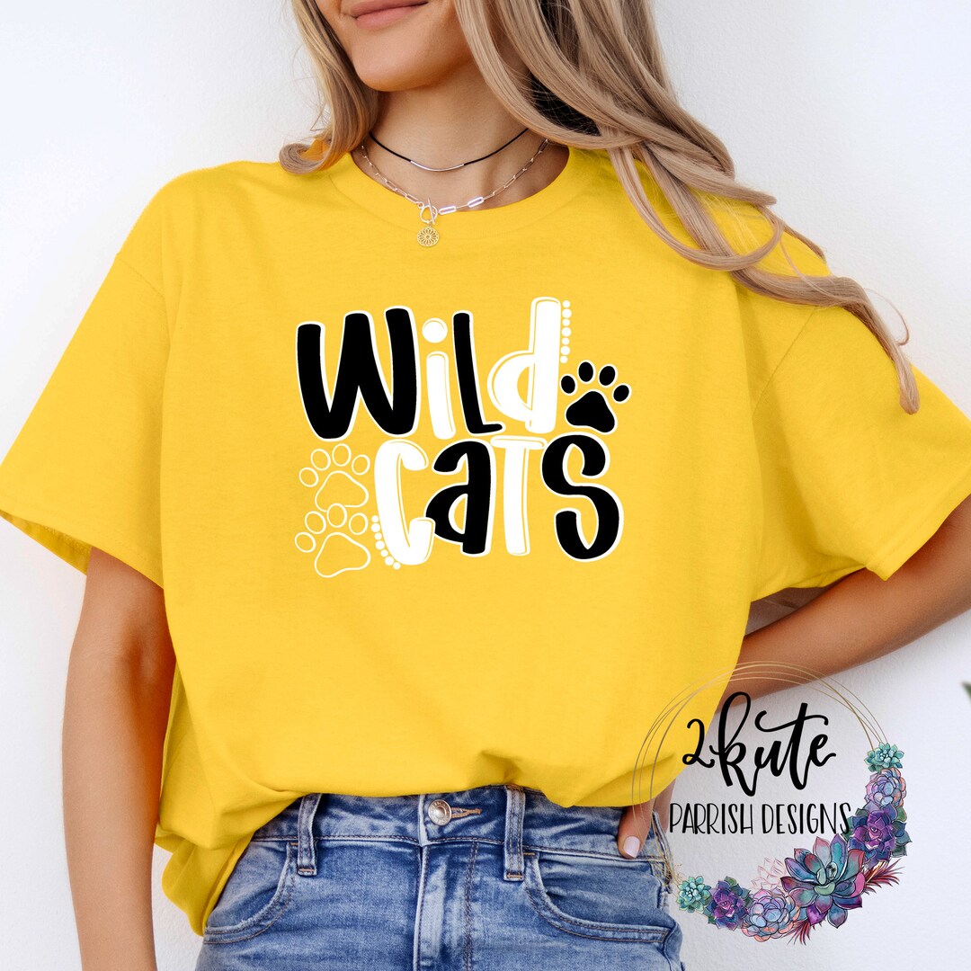 Game Day Wildcats, Wildcats Spirit Shirts, School Spirit Shirts, Team ...
