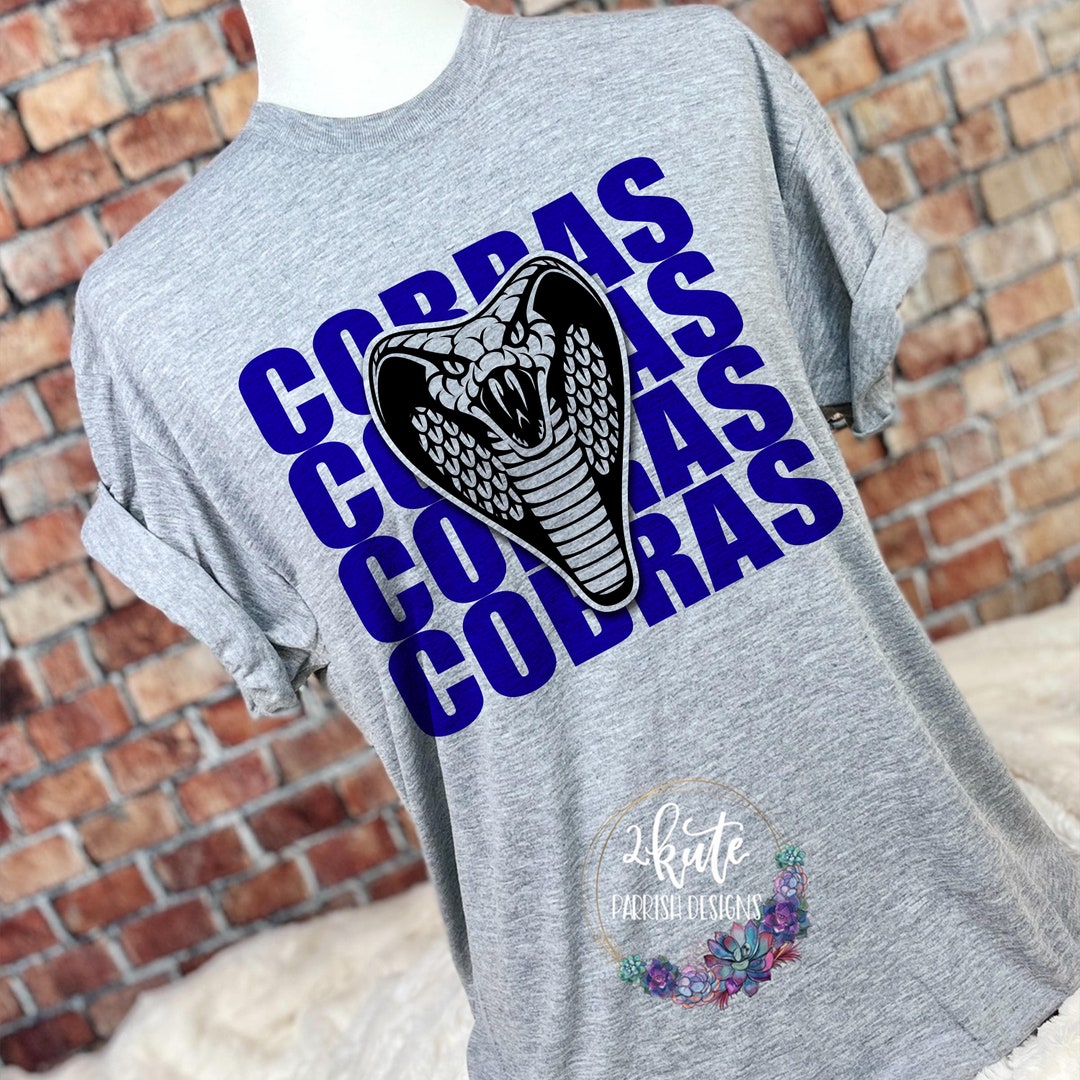 Cobras Spirit Wear, School Spirit Shirt, Cobra Mascot, Cobra Spirit ...