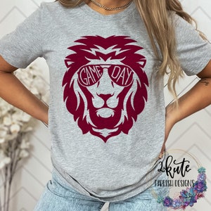 Lions Shirts, Lions Spirit Shirt, Sports Shirt, Lion Game Day, Sunglass ...