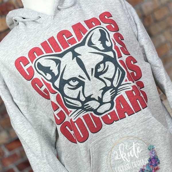 Cougars Spirit Wear - Etsy