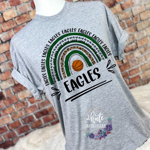 Eagles School Spirit Shirt Team Mascot Unisex Tee Sports - Etsy