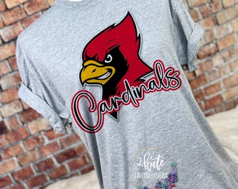 Cardinal School Mascot - Etsy