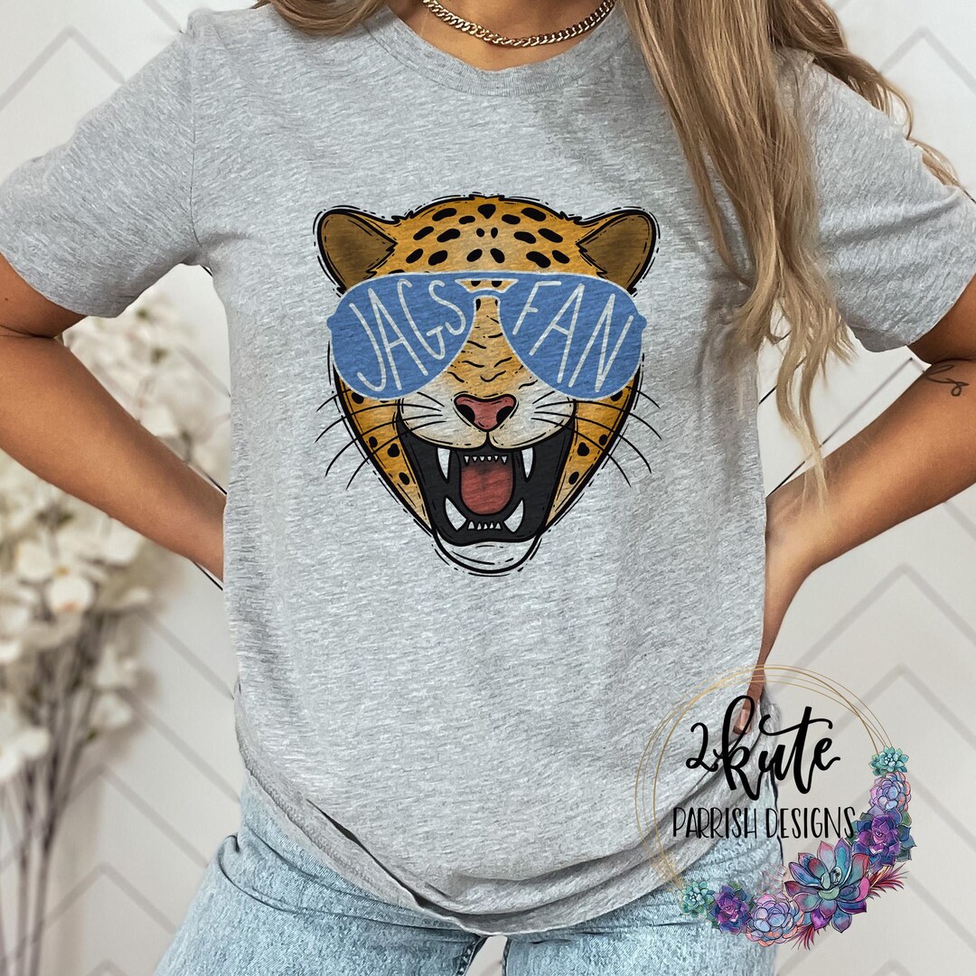 Jags Fan Shirt, School Spirit Shirt, Team Sports Shirts, Jaguars Mascot ...