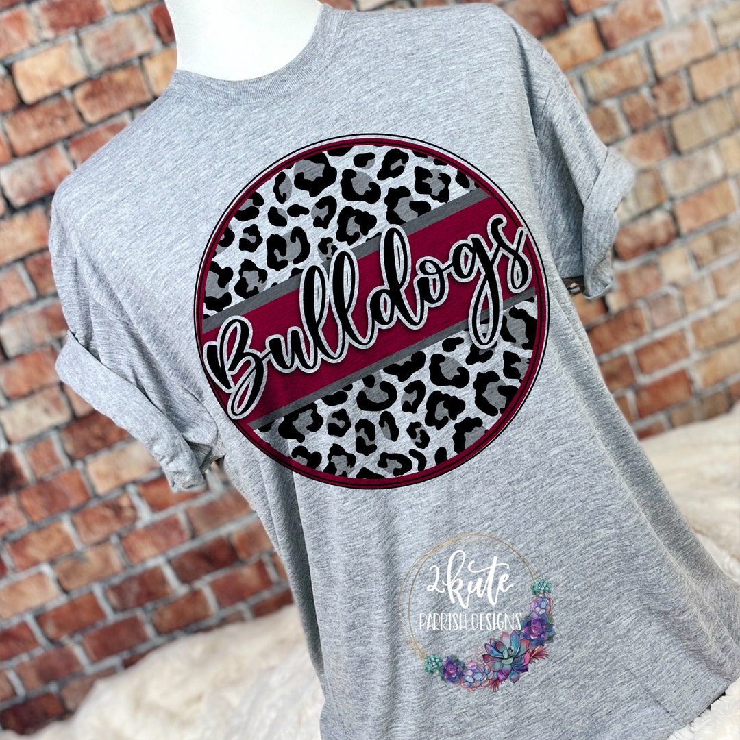 Bulldogs Shirts, Bulldogs Spirit Shirt, Sports Shirt, Leopard Shirt ...
