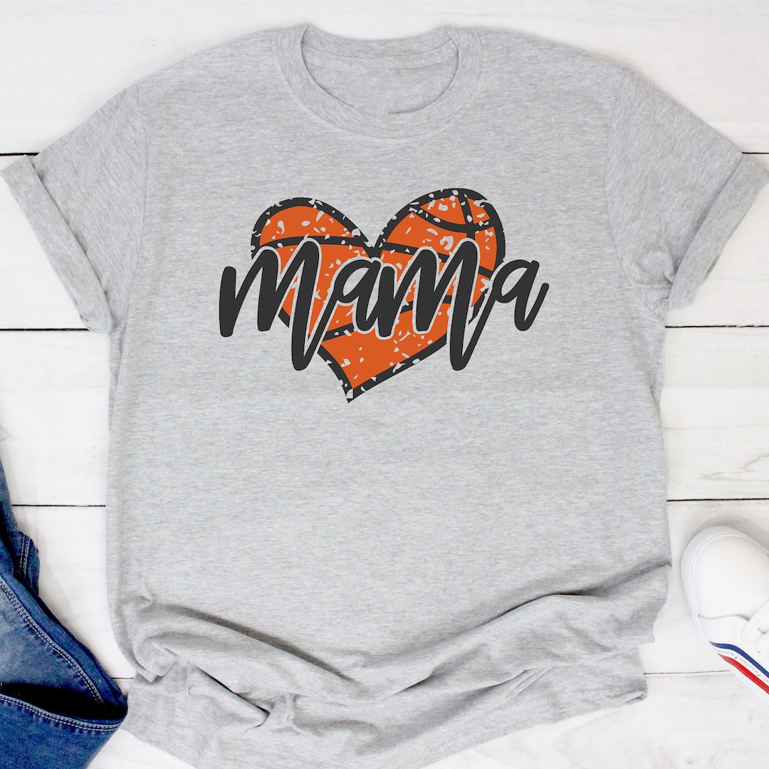 Basketball Mama Tee, Sports Mom Tshirt, High School Basketball ...
