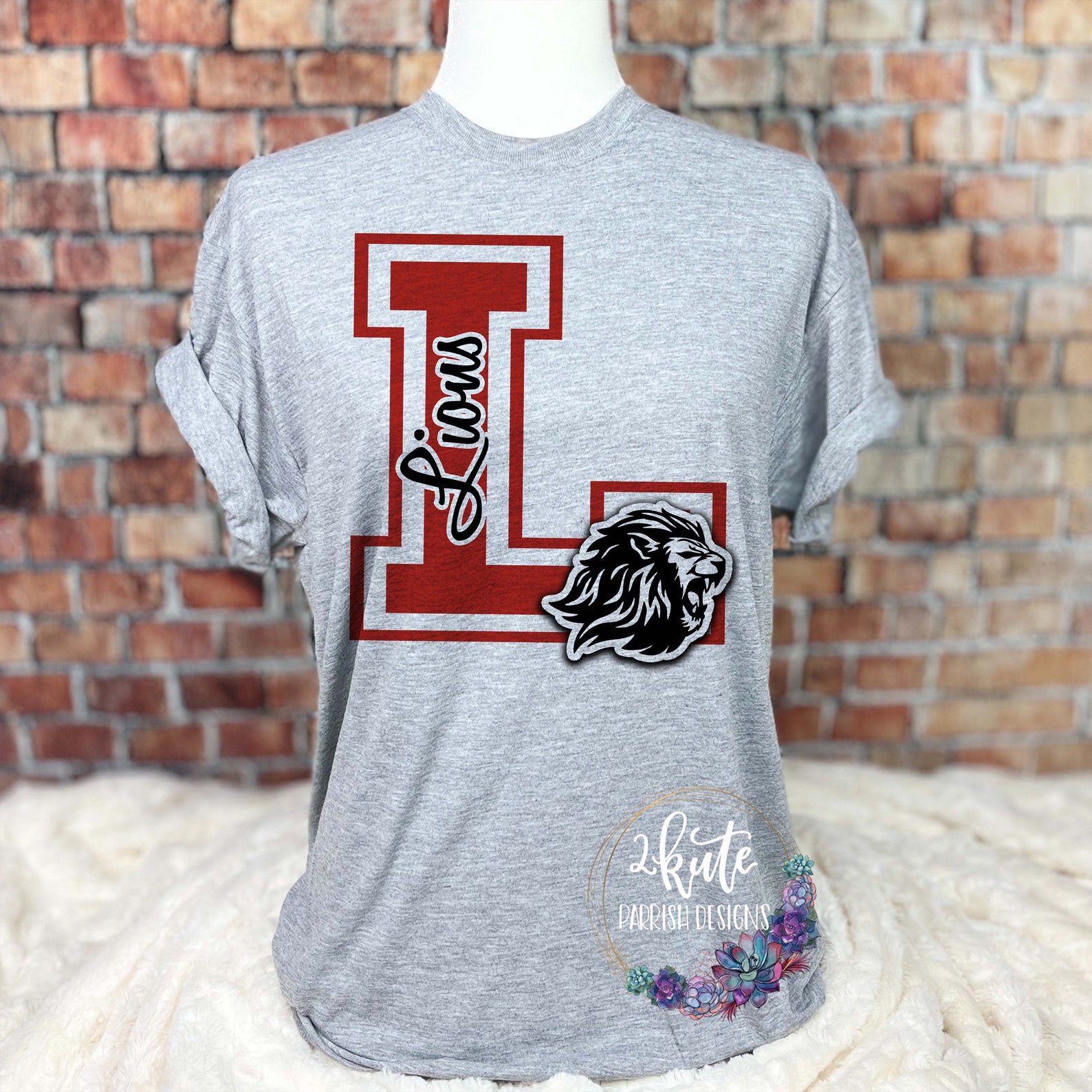 Lions Sports Shirts School Spirit Shirts Lions Mascot Lions - Etsy