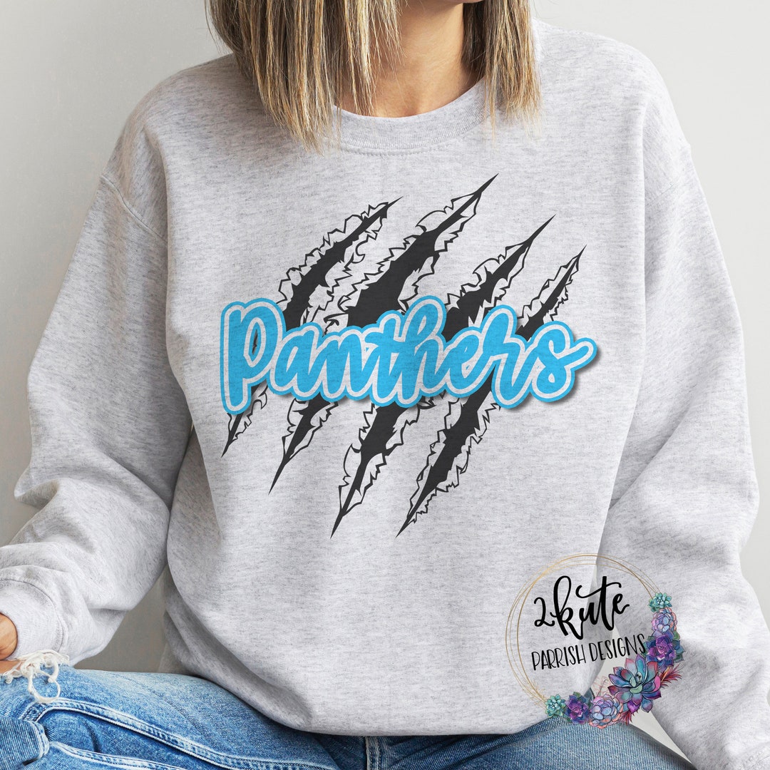 Panthers Sweatshirt, School Spirit Sweatshirt, Team Mascot Sweatshirt ...